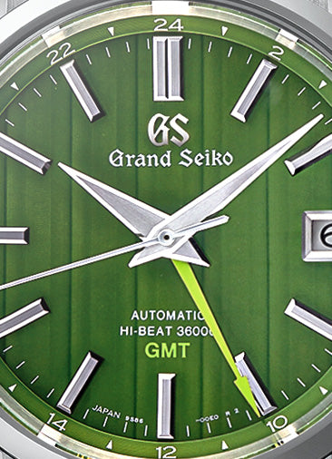Grand Seiko Hi-Beat GMT 44GS Green Dial SBGJ259 Watch – Grand Seiko ...